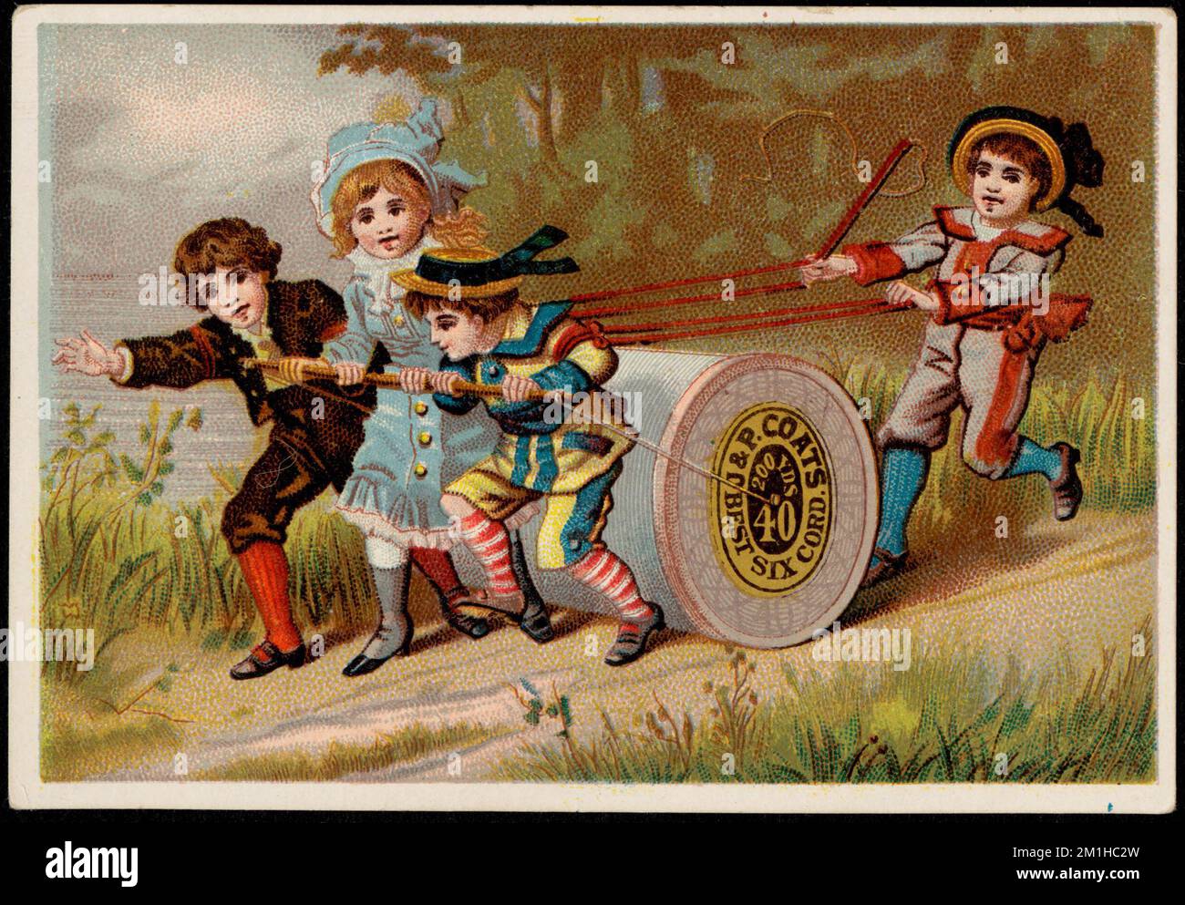 J. & P. Coats' Best Six Cord, 200 yds, 40 , Children, Thread, 19th ...