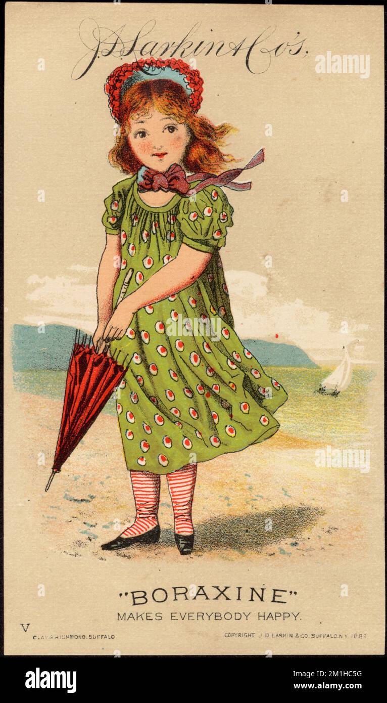 J. D. Larkin & Co's 'Boraxine' makes everybody happy. , Girls ...