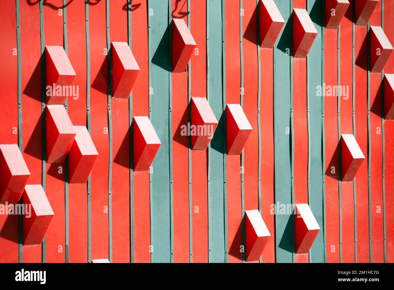 Texture and background of close up plastic construction wall building ...