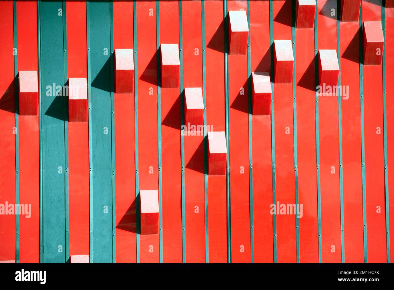 Texture and background of close up plastic construction wall building ...