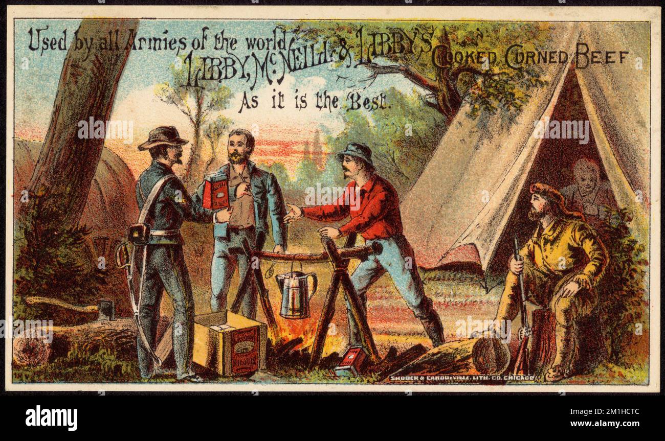 Libby, McNeill & Libby's Cooked Corned Beef - used by all Armies of the ...