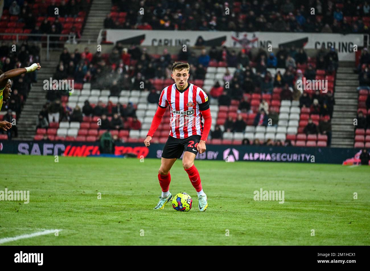 Sunderland AFC midfielder Dan Neil in action against West Bromwich ...