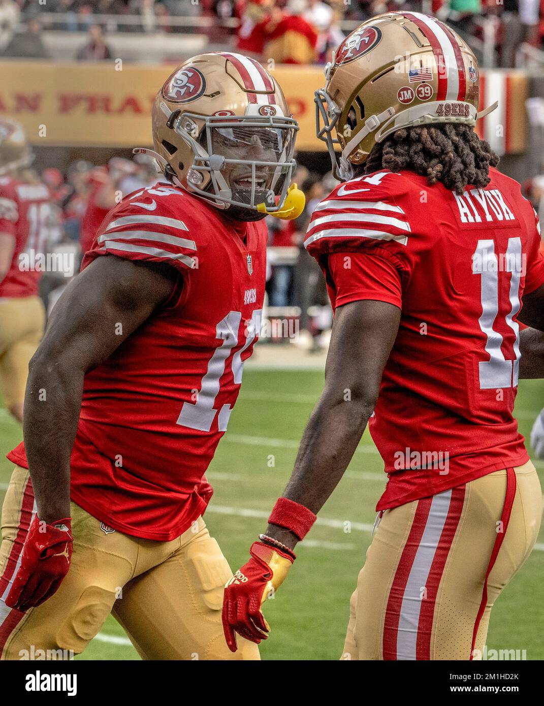 Santa Clara, California, USA. 11th Dec, 2022. San Francisco 49ers wide ...