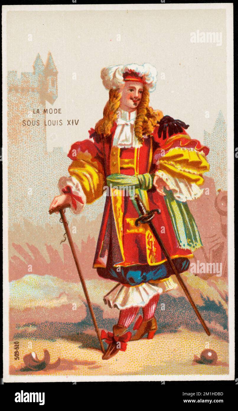 La mode sous Louis XIV. , Men, Clothing & dress, Daggers & swords ...