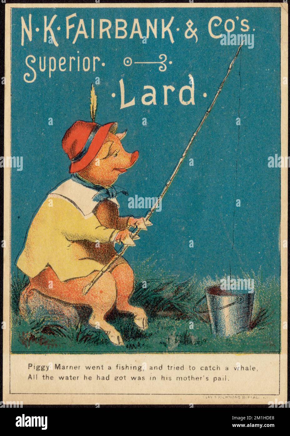 N. K. Fairbank & Co.'s superior lard. Piggy Marner went a fishing, and ...