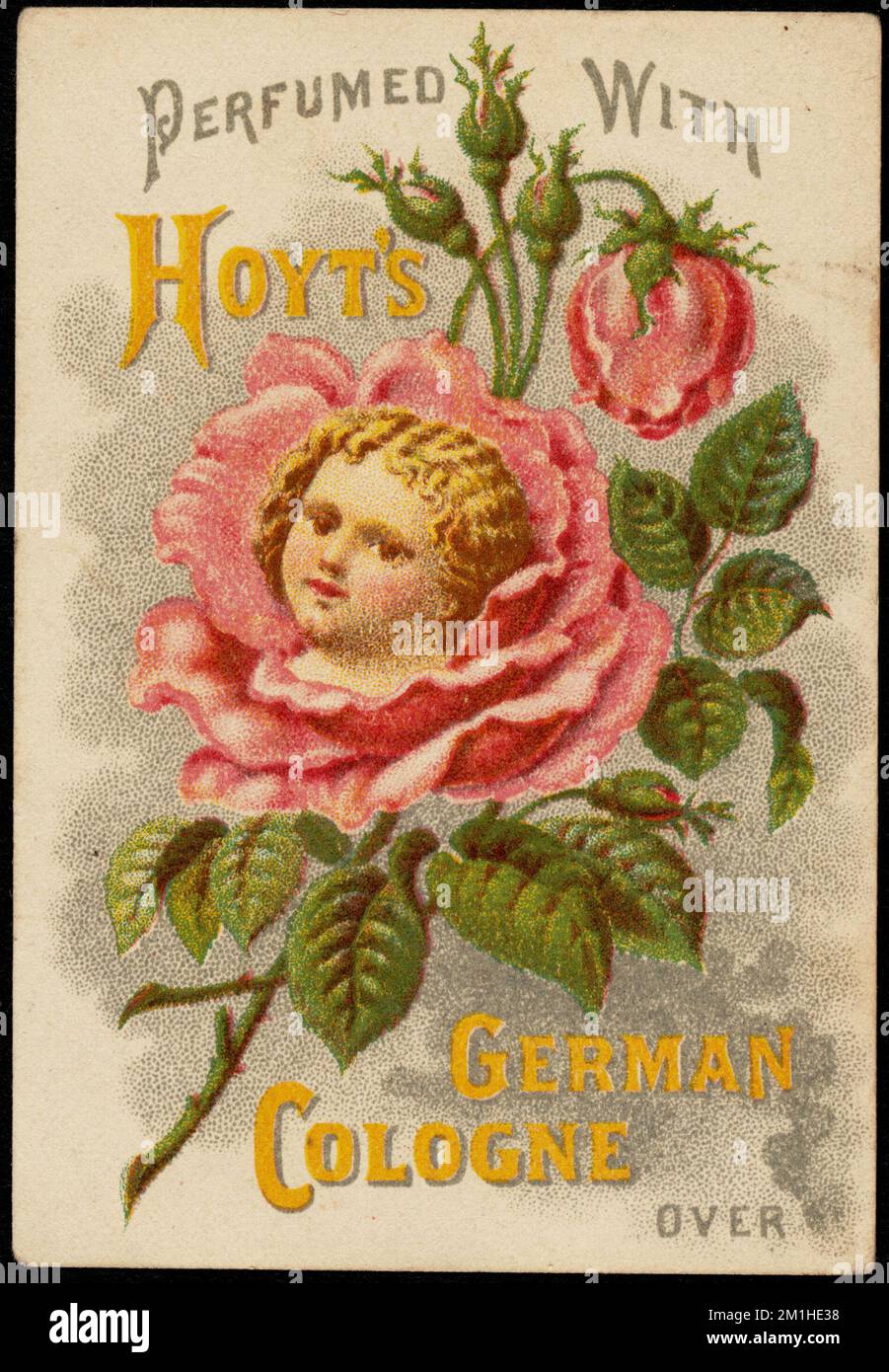Perfumed with Hoyt's German Cologne , Children, Flowers, Perfumes, 19th ...