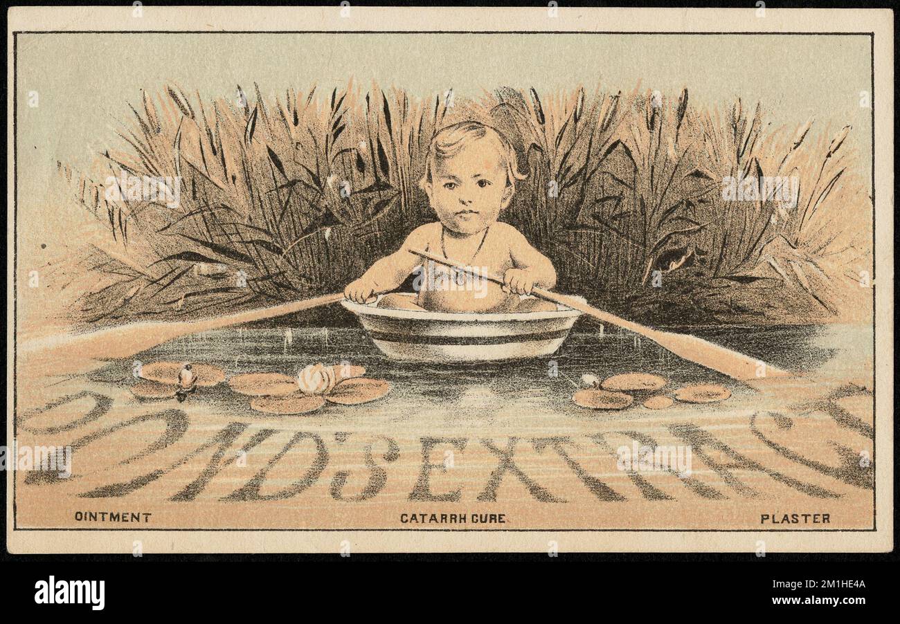 Pond's Extract - ointment, catarrh cure, plaster , Infants, Basins ...
