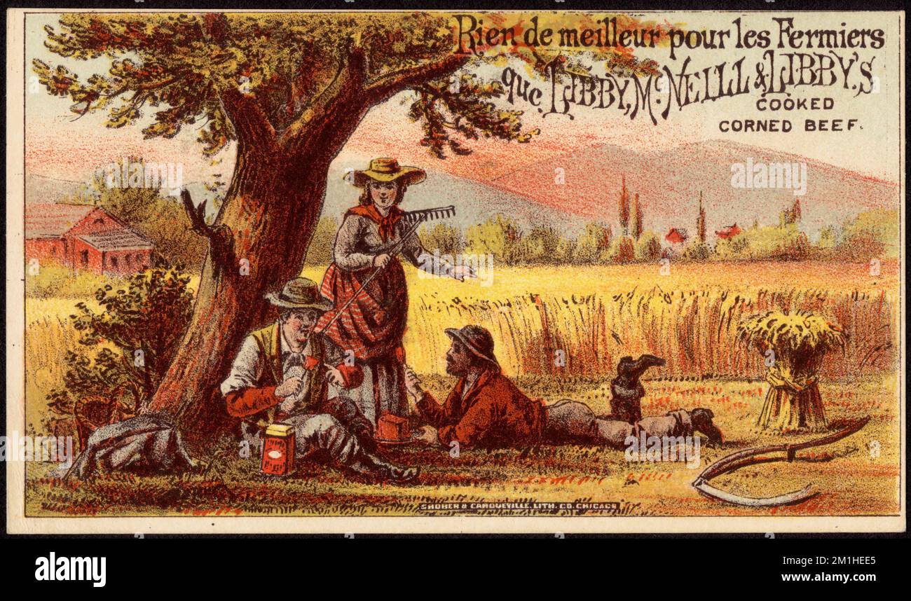 Rien de meilleur pour les Fermiers que Libby, McNeill & Libby's Cooked ...