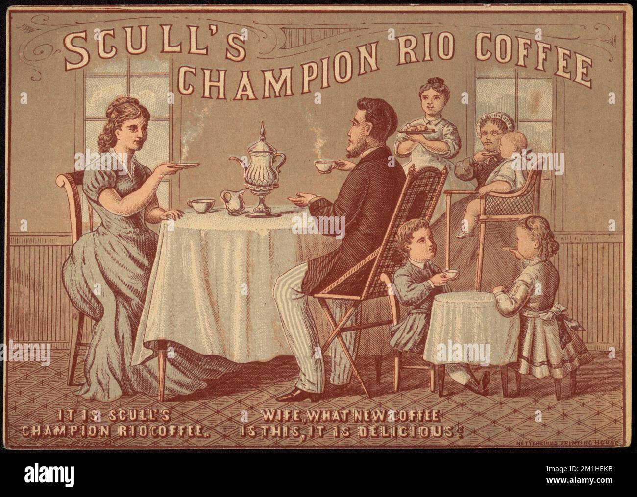 It is delicious it is sculls champion rio coffee hi-res stock ...
