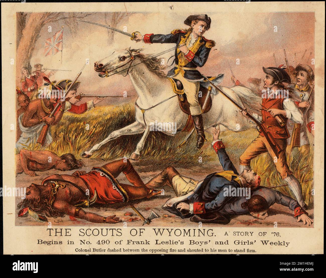 The Scouts of Wyoming. A story of '76, begins in no. 490 of Frank ...