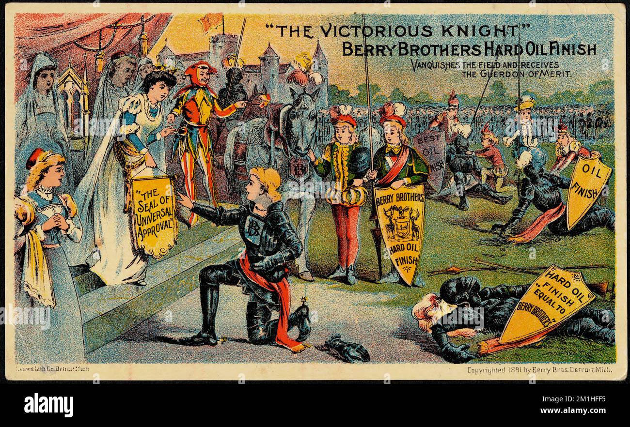 'The victorious knight' Berry Brothers hard oil finish vanquishes the field and receives the ...