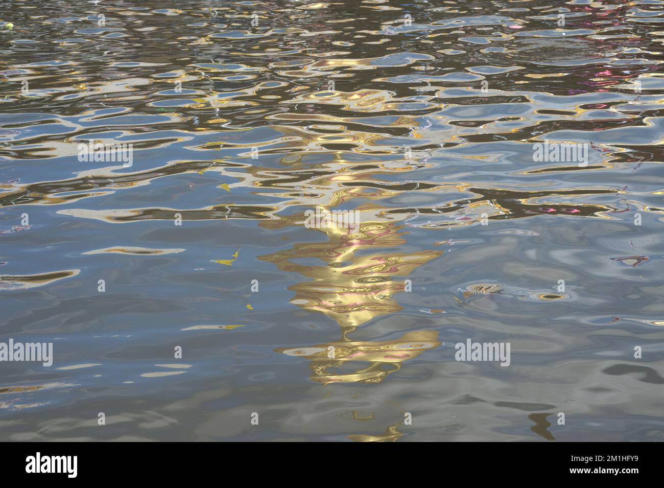 Close up of water reflection Stock Photo - Alamy