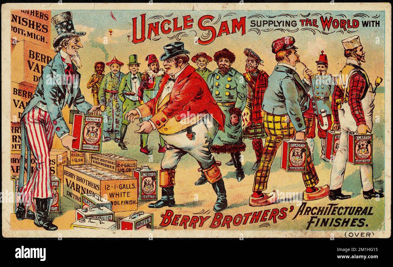 Uncle Sam supplying the world with Berry Brothers' architectural ...