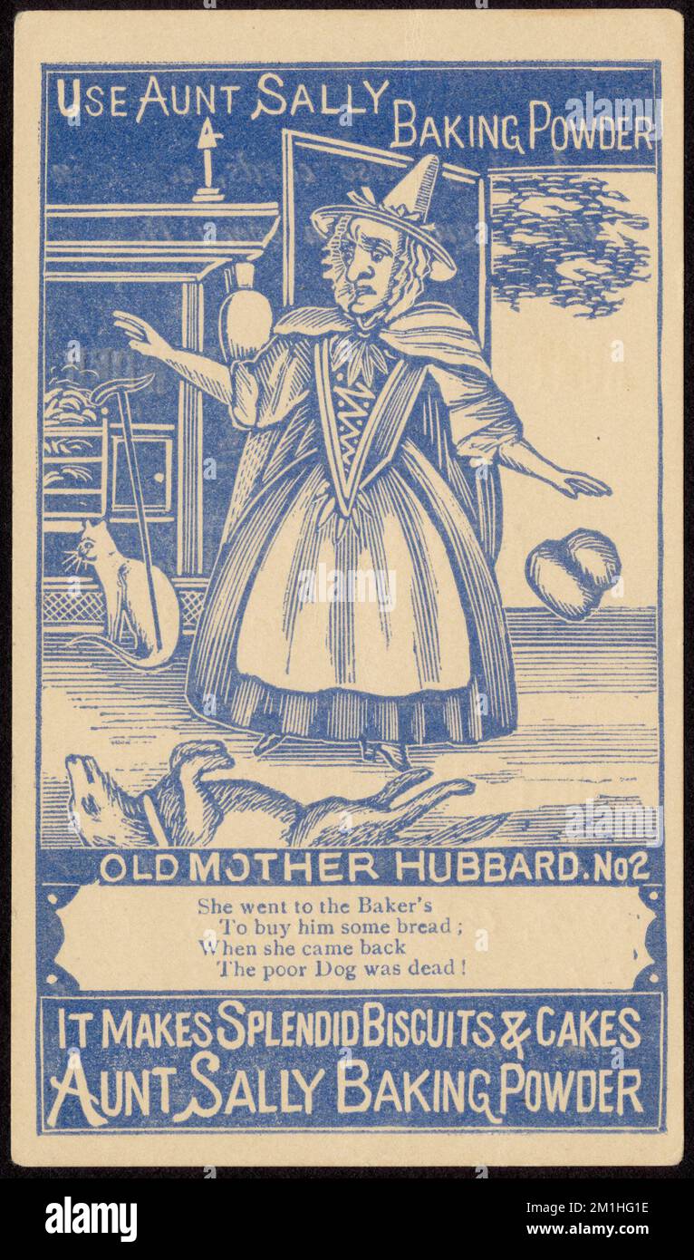 Use Aunt Sally Baking Powder - Old Mother Hubbard No. 2 , Women, Dogs ...