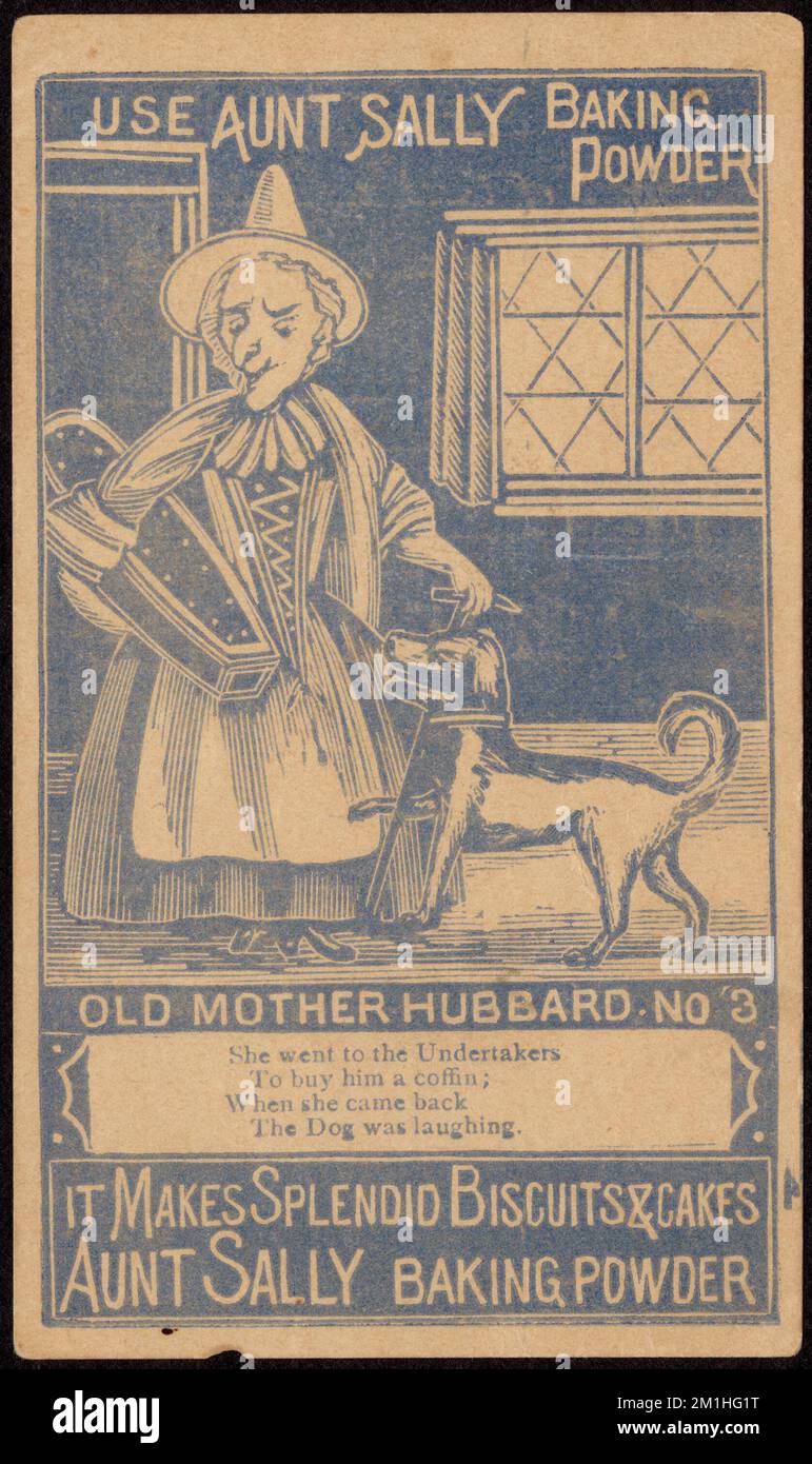 Use Aunt Sally Baking Powder - Old Mother Hubbard No. 3 , Women, Dogs ...
