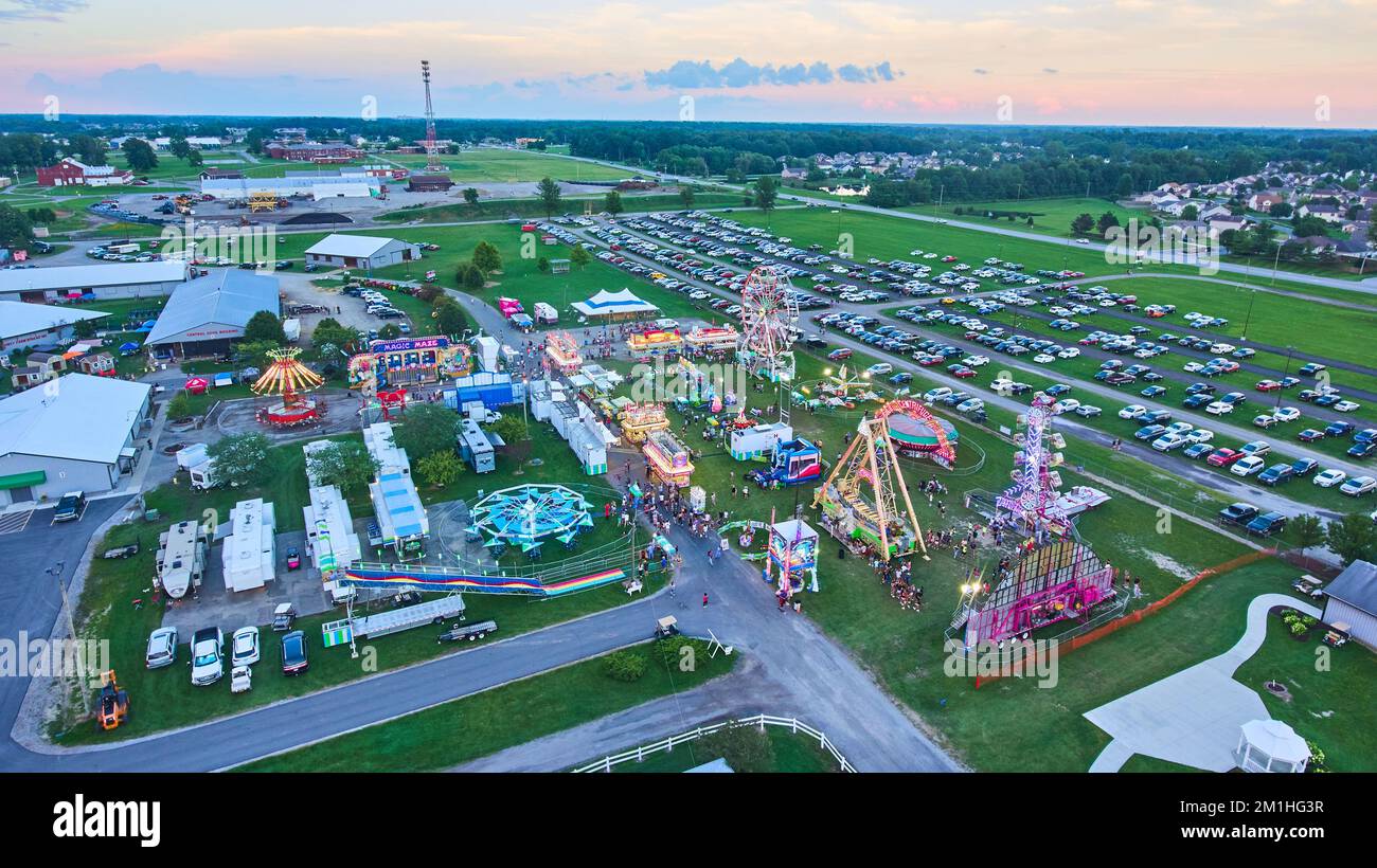 Indiana speedway aerial hi-res stock photography and images - Alamy