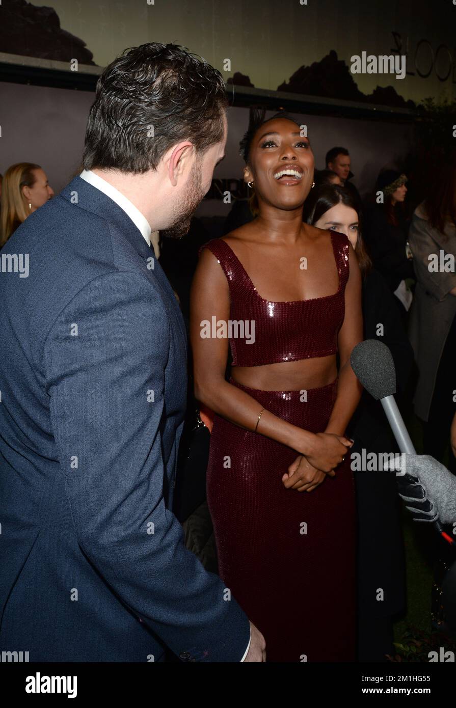 Photo Must Be Credited ©Alpha Press 078237 12/12/2022 Laurence OFuarain and Sophia Brown The ...