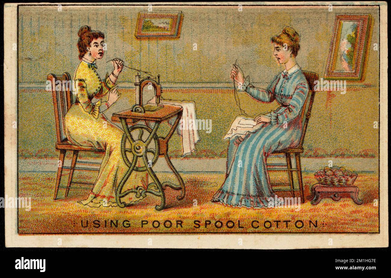 19th century cotton advertisements hi-res stock photography and images ...