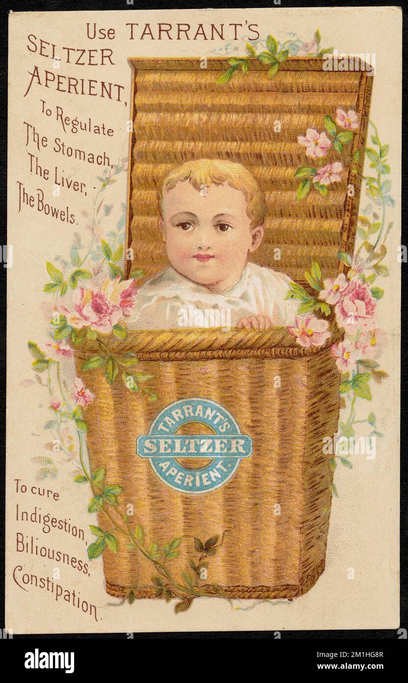 Use Tarrant's Seltzer Aperient. To regulate the stomach, the liver, the ...