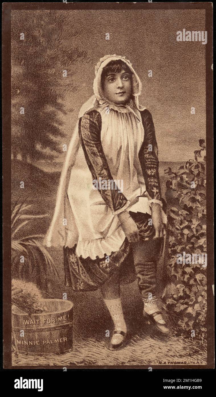 Wait for me! Minnie Palmer , Women, Actresses, Theatrical productions ...