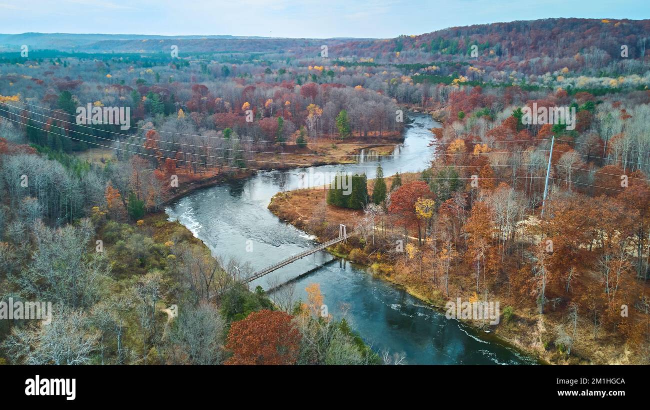 Grand canyon suspension bridge hi-res stock photography and images - Alamy