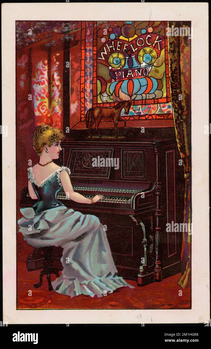 1800s advertisement women hi-res stock photography and images - Alamy
