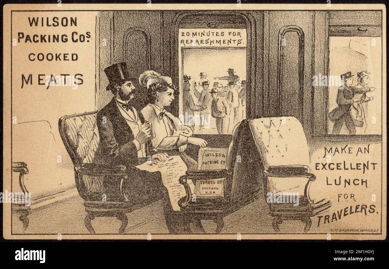 Wilson Packing Co. cooked meats make an excellent lunch for travelers ...
