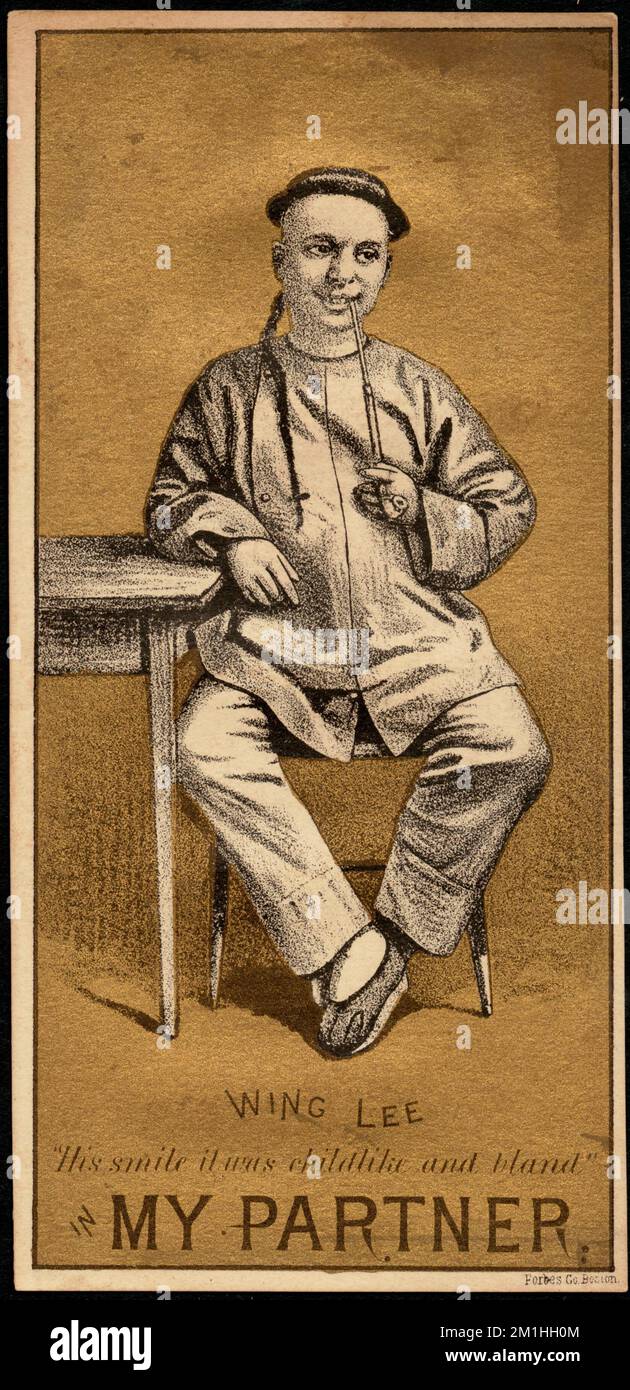 Wing Lee. 'His smile it was childlike and bland.' in My Partner. , Men ...