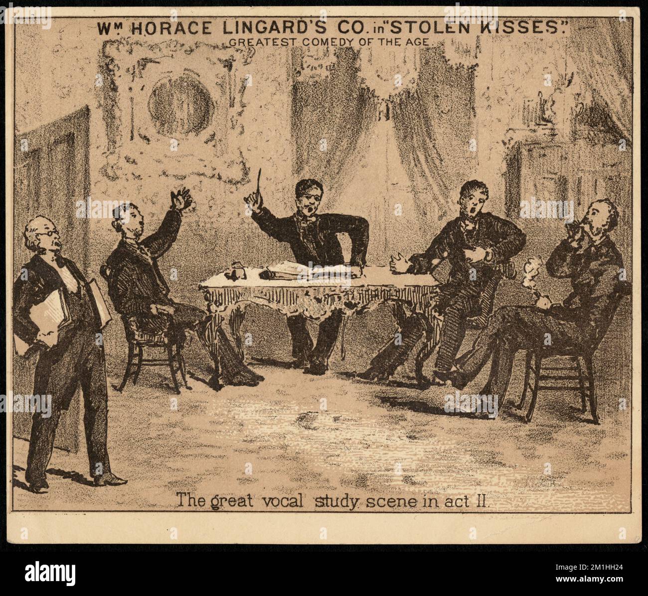 Wm. Horace Lingard's Co. in 'Stolen Kisses.' Greatest comedy of the age ...