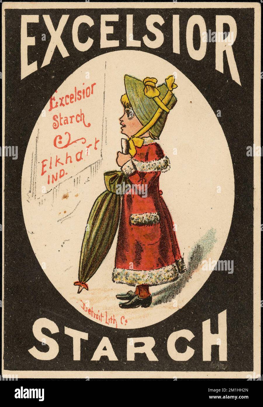 Excelsior Starch , Girls, Starch industry, 19th Century American Trade ...