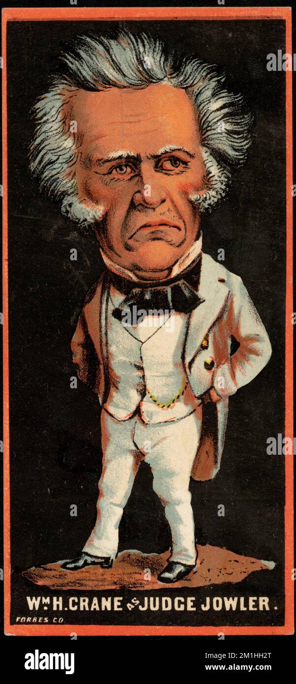 Wm. H. Crane as Judge Jowler. , Men, Actors, Theatrical productions ...