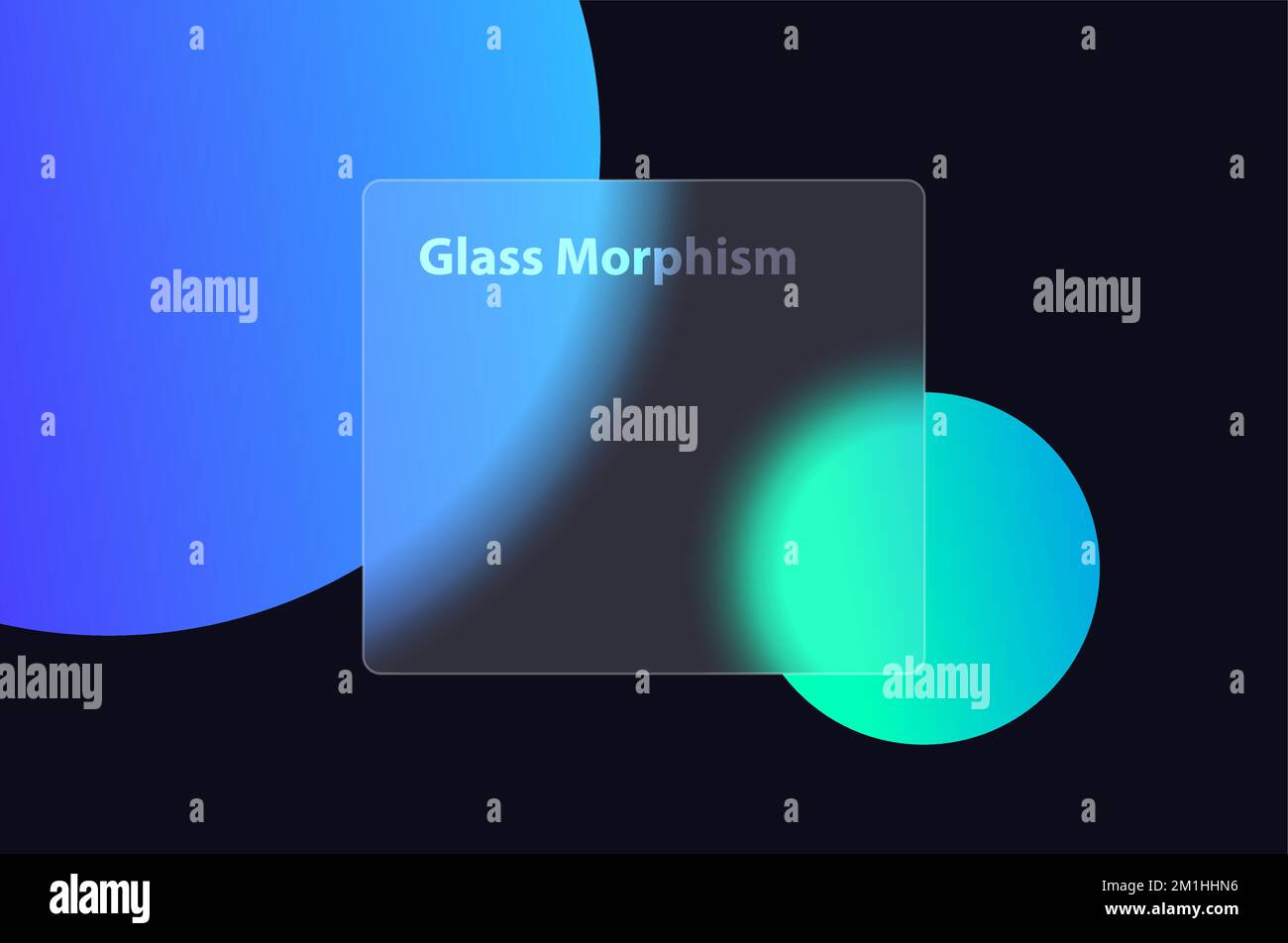 Glass morphism blur gradient 3d screen transparent vector background ...