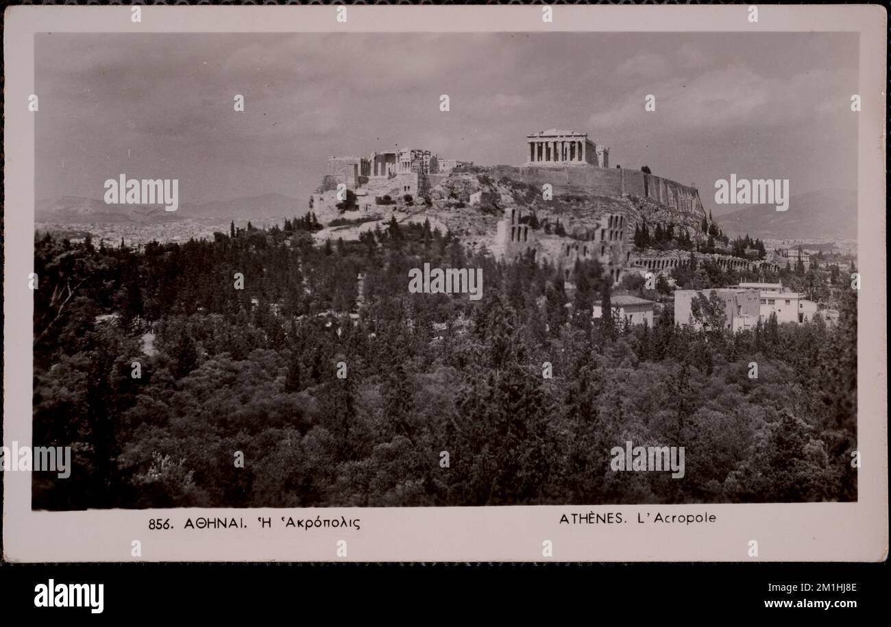 Αθηναι. Ή Άκρόπολις - Athènes. L'Acropole , Forts & fortifications ...