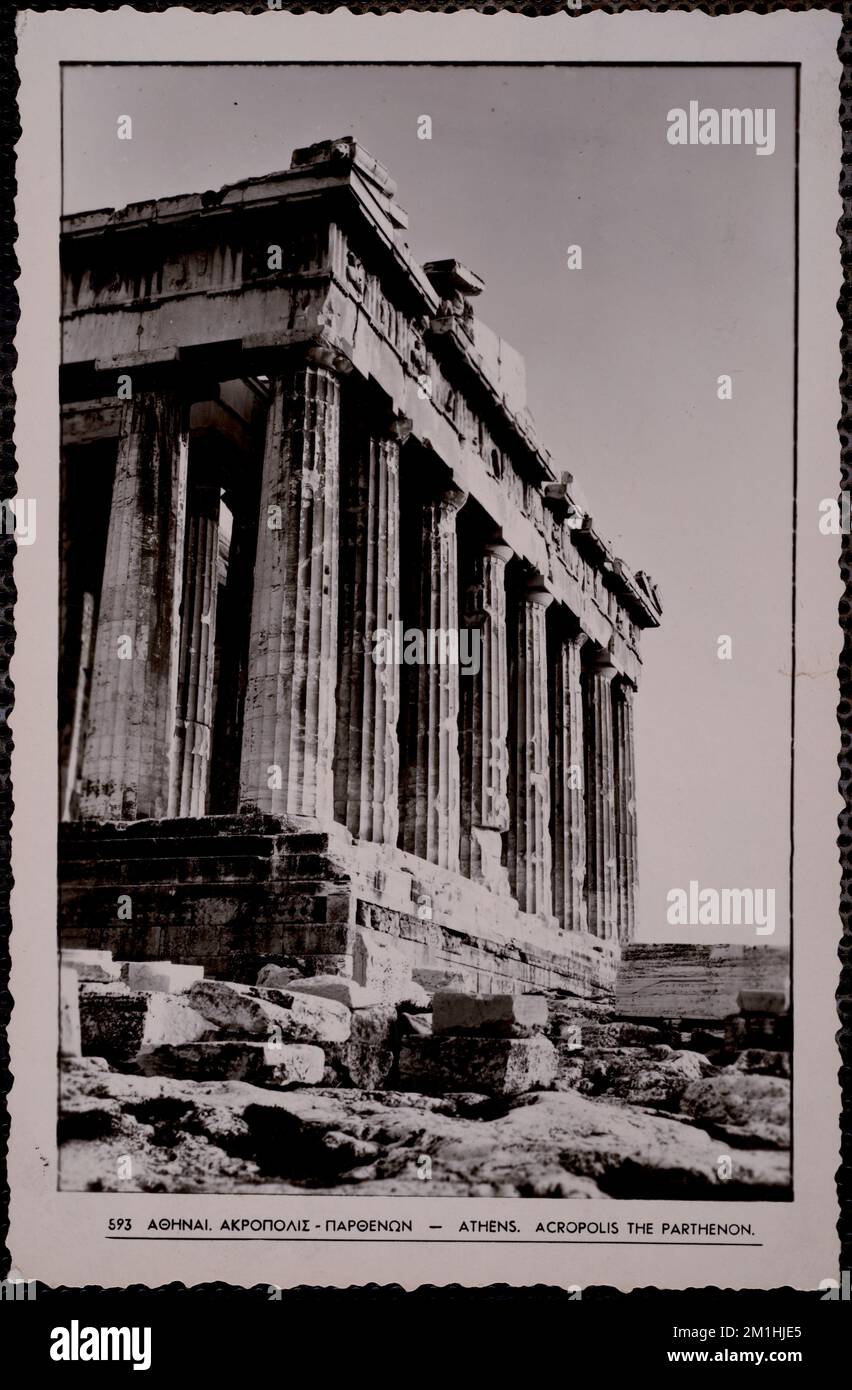 Αθηναι. Ακρόπολι - Παρθενων - Athens. Acropolis the Parthenon , Greek ...