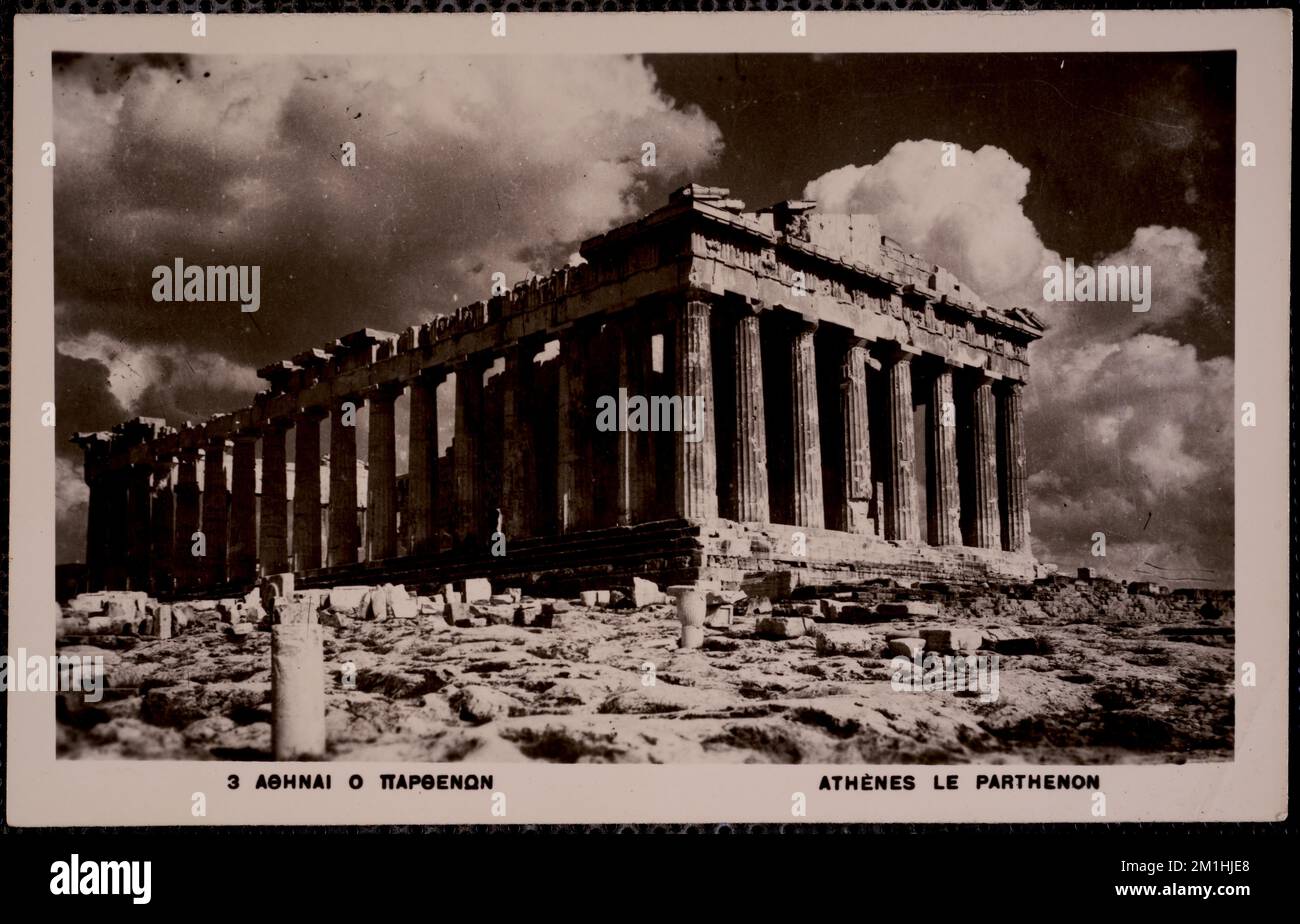 Αθηναι ο Παρθενων - Athènes. Le Parthenon , Greek temples ...