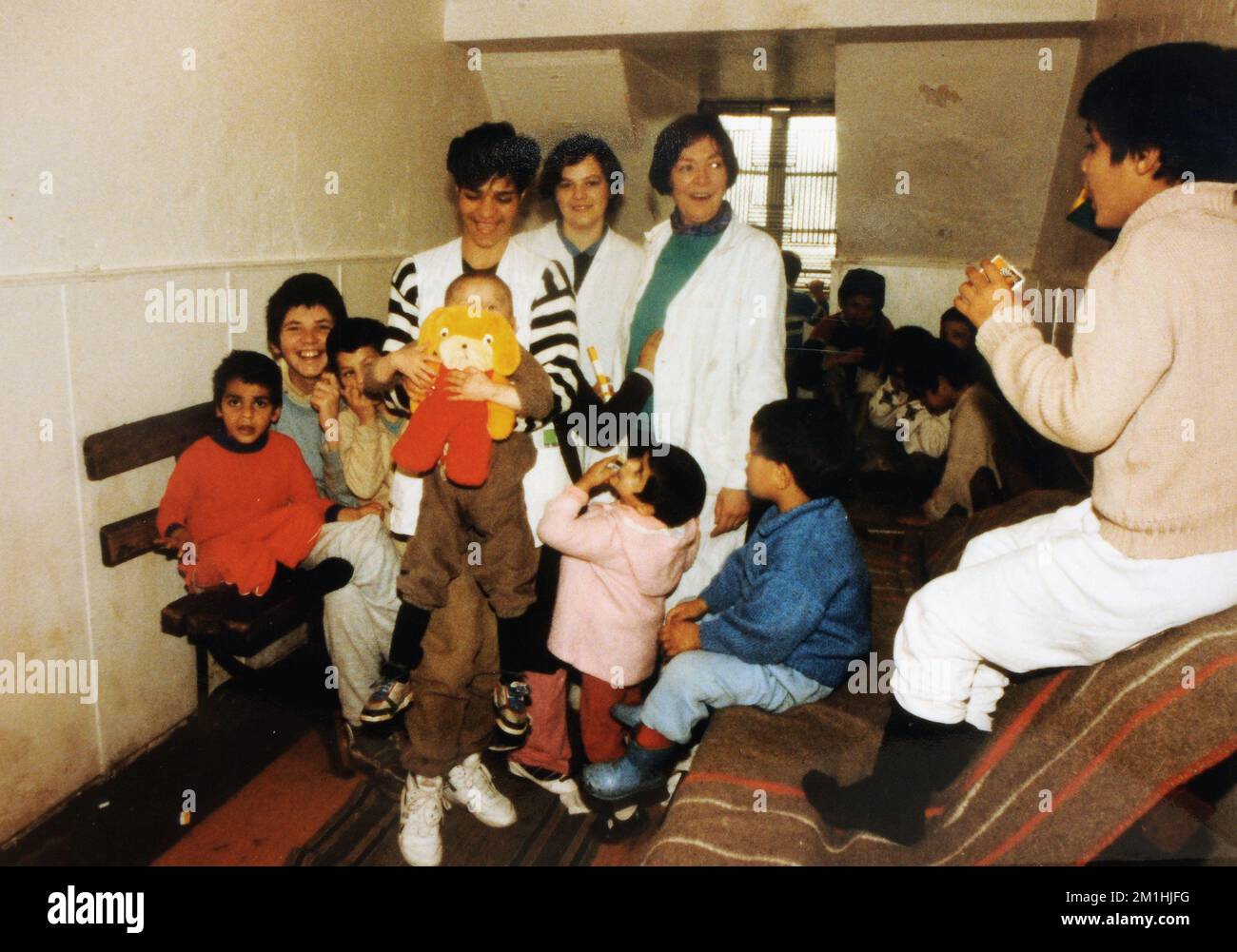 VOLUNTEERS INSIDE AN ORPHANAGE IN URLATI JUST ONE OF MANY OVERCROWDED ...