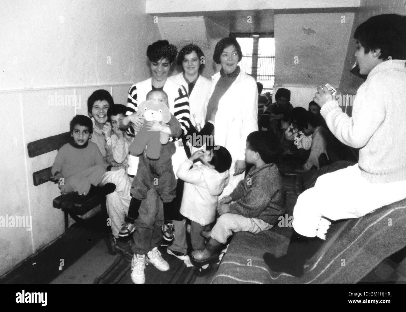 VOLUNTEERS INSIDE AN ORPHANAGE IN URLAT JUST ONE OF MANY OVERCROWDED ...