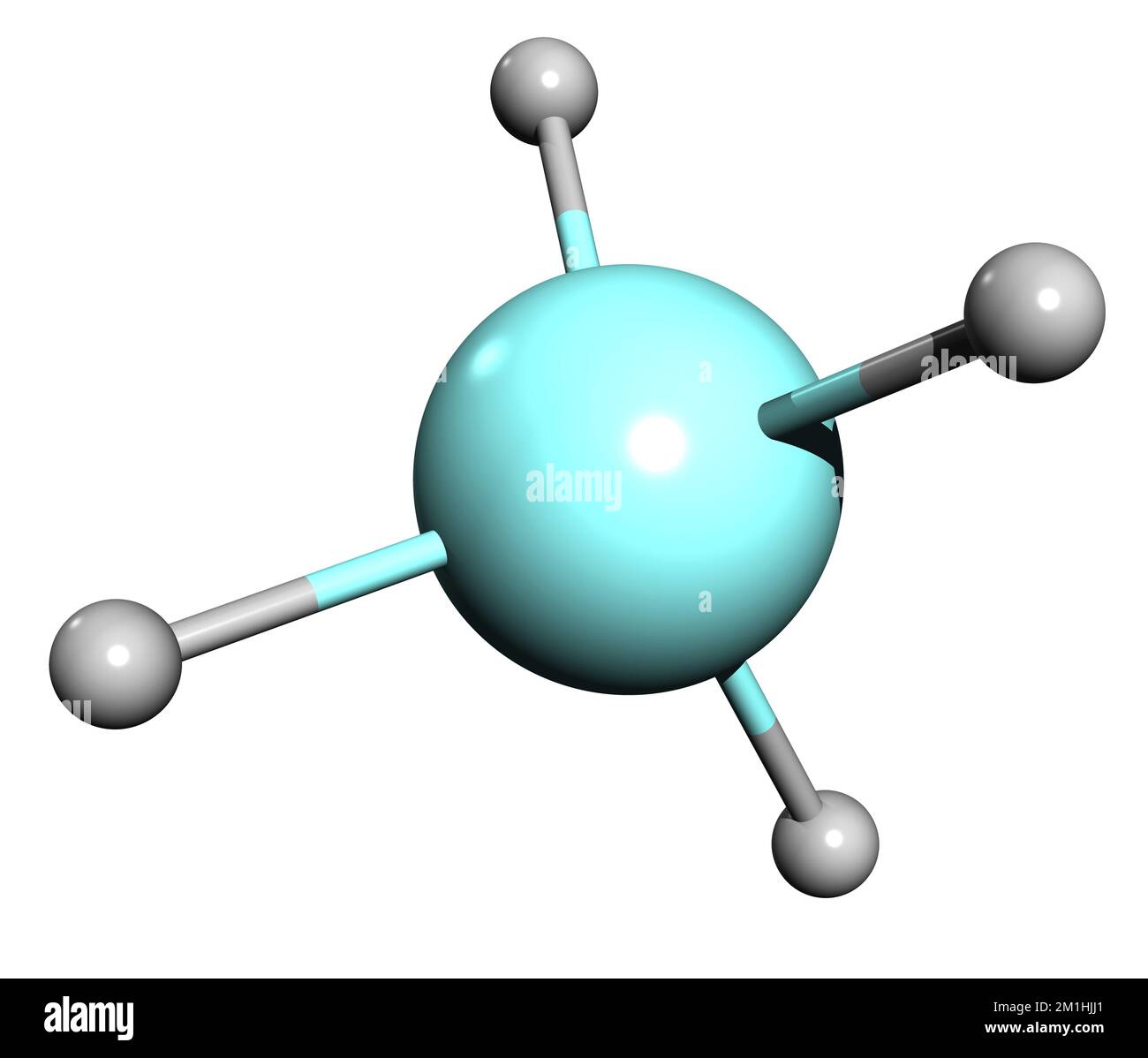 3D image of Silane skeletal formula - molecular chemical structure of ...