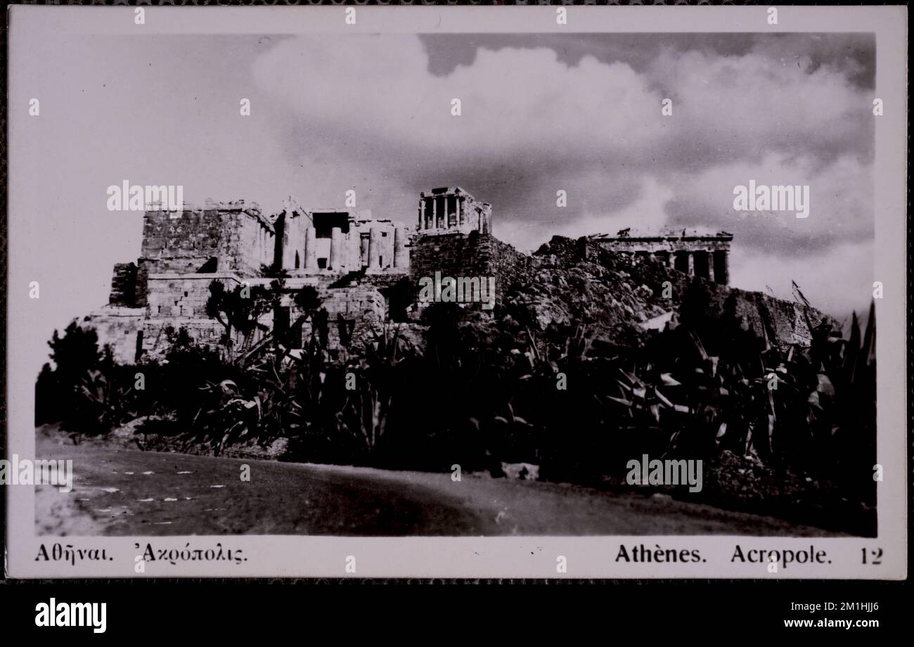 Αθῆναι. Άκρόπολις. - Athènes. Acropole , Forts & fortifications ...