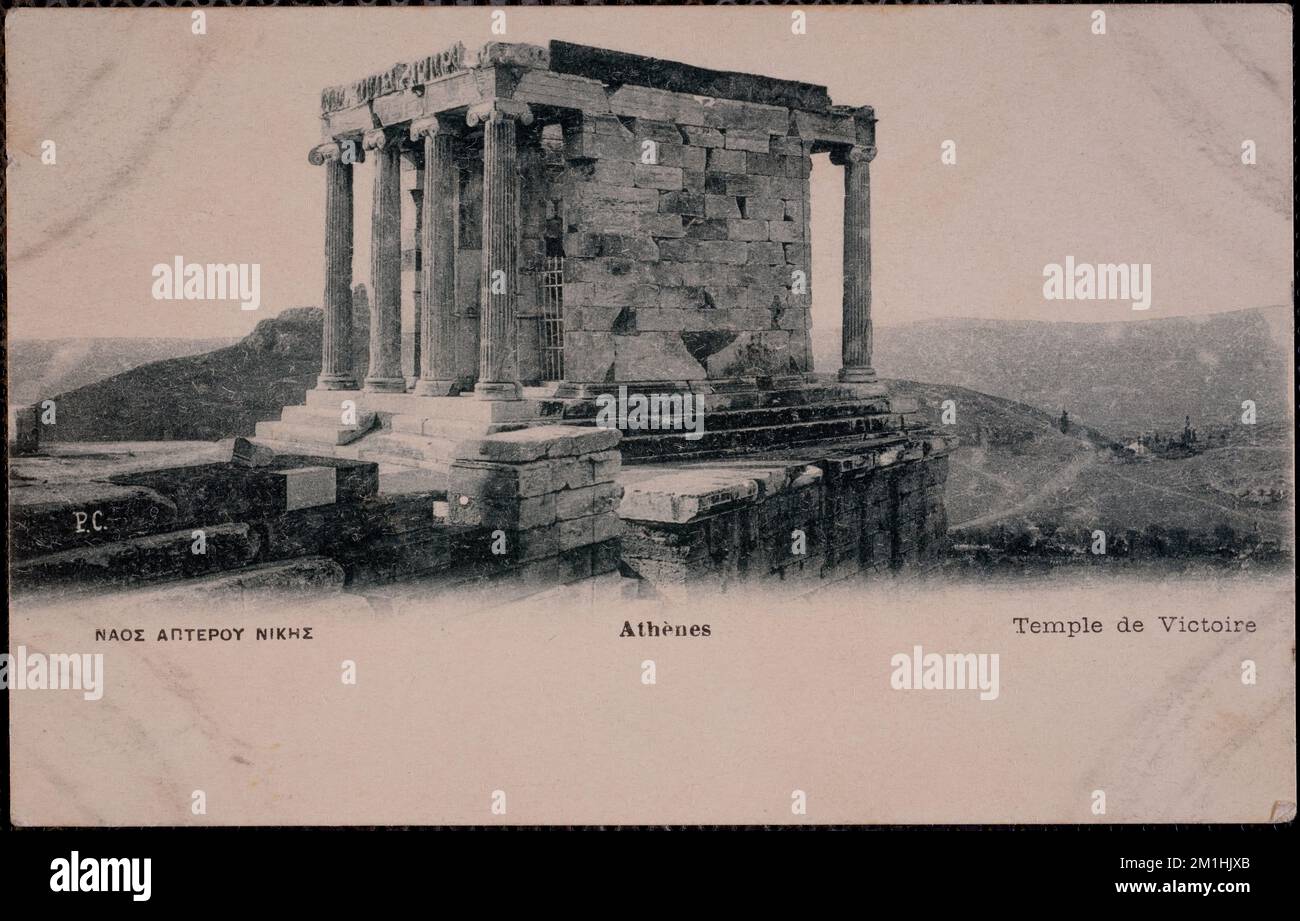 Ναος Απτερου Νικης - Temple de Victoire , Greek temples, Archaeological ...
