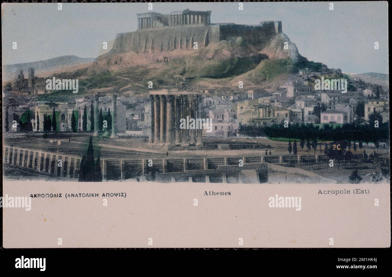 Ακροπολις (ανατολικη αποψις) - Acropole (est) , Forts & fortifications ...