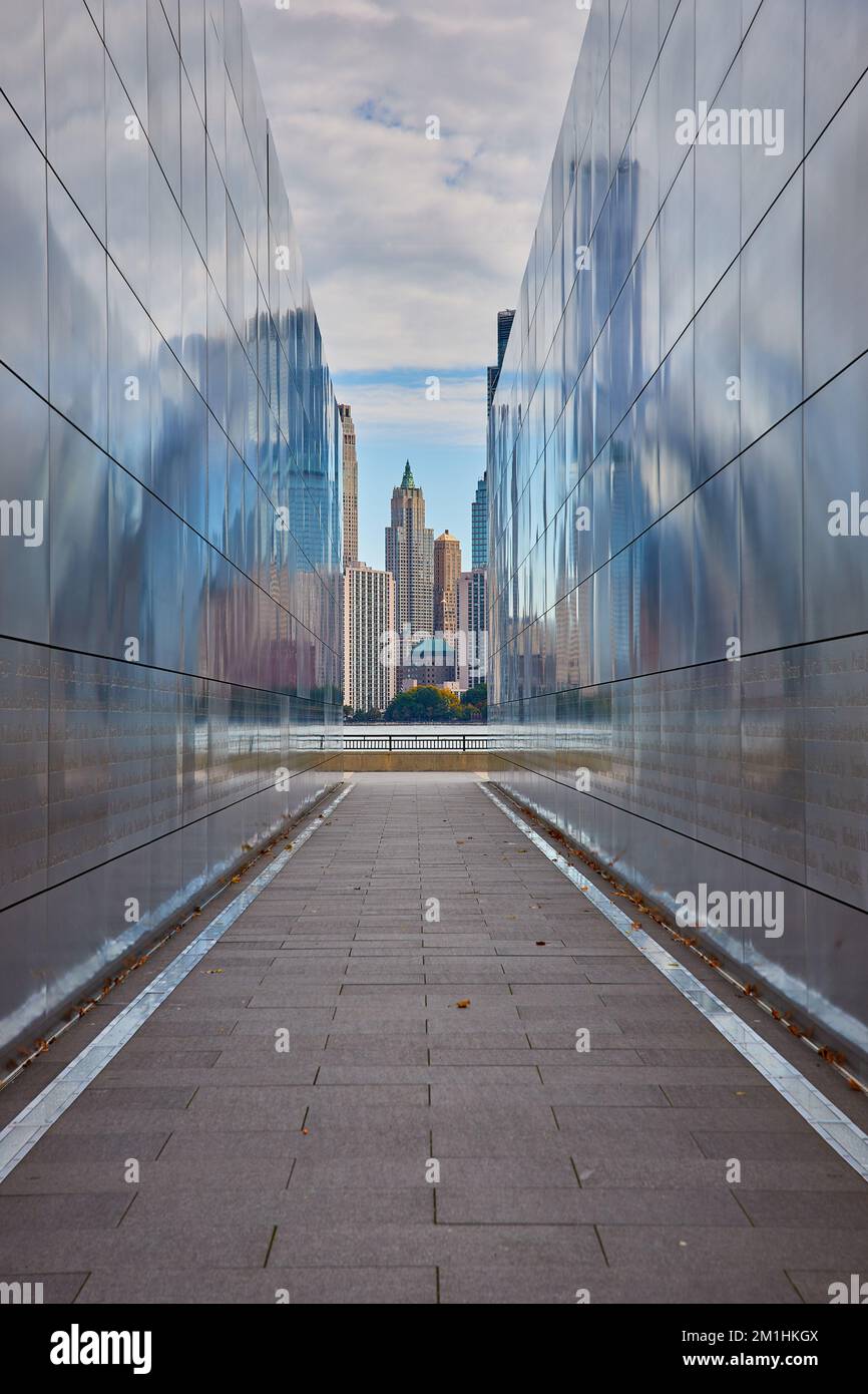 9 11 American memorial listing names of those who were lost in 2001 at ...