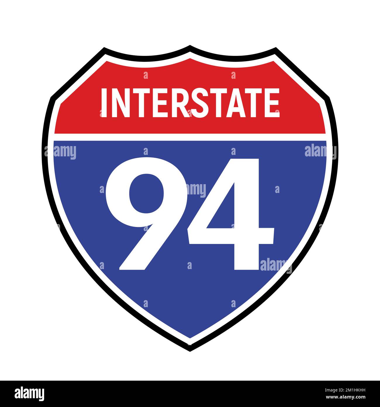 Interstate 94 Stock Vector Images - Alamy