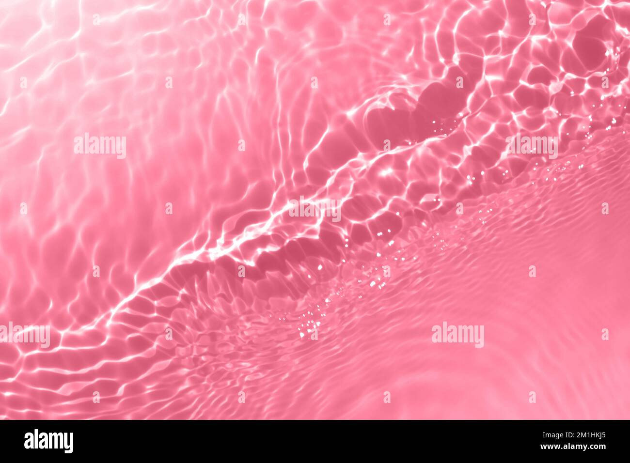 Transparent clear water surface texture with splashes, waves and ...