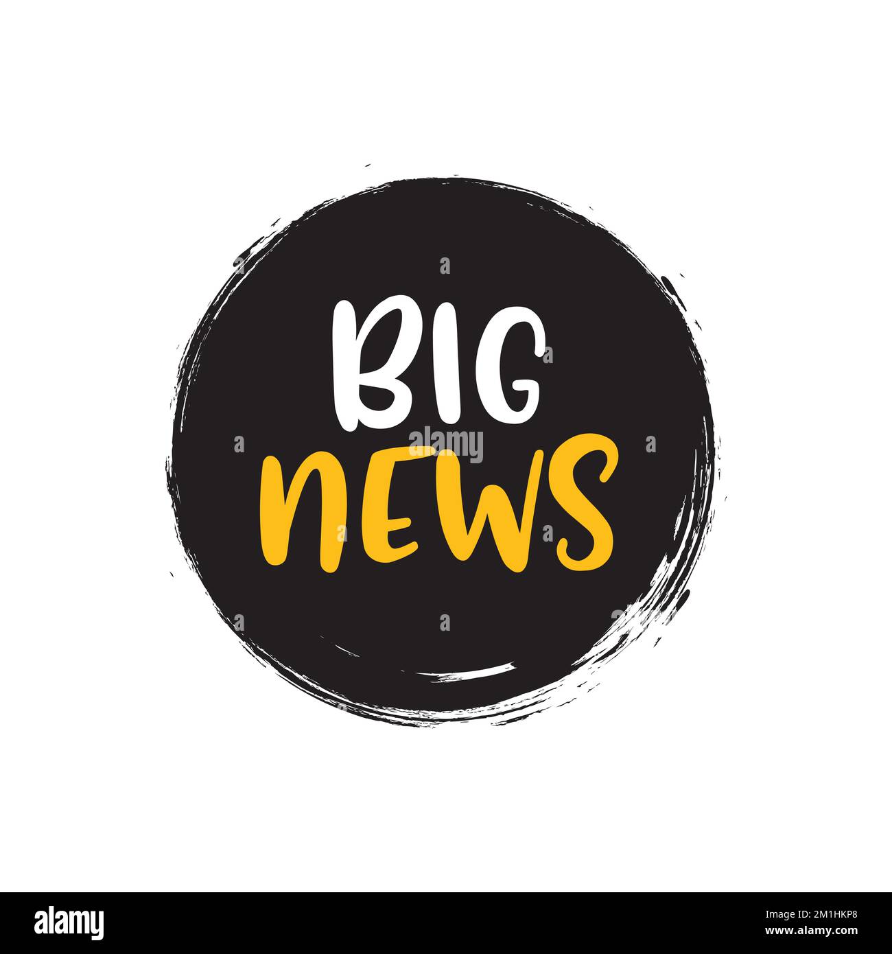 Big news badge announcement. Big release speech bubble journalism ...