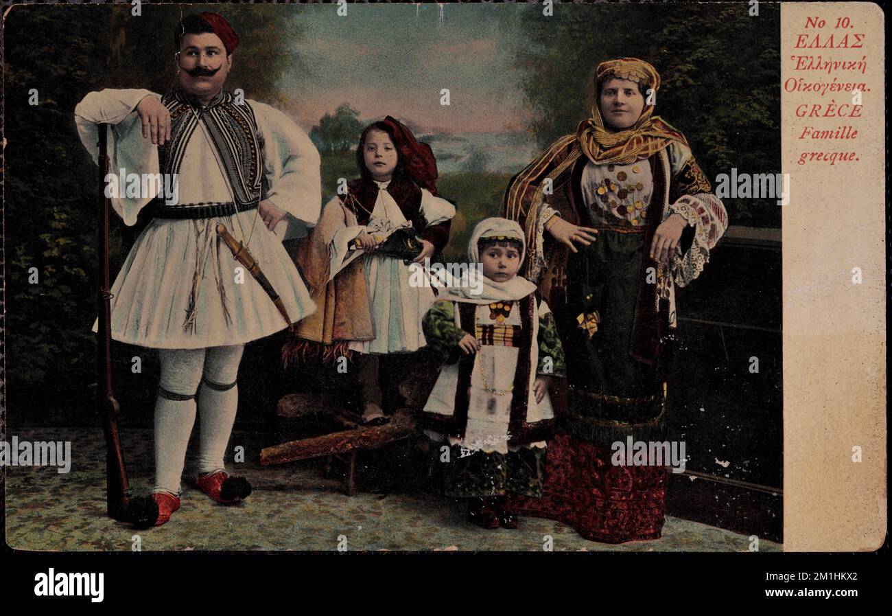 Έλλας Έλληνική οικογένεια - Grèce famille Grecque , Soldiers, Rifles ...