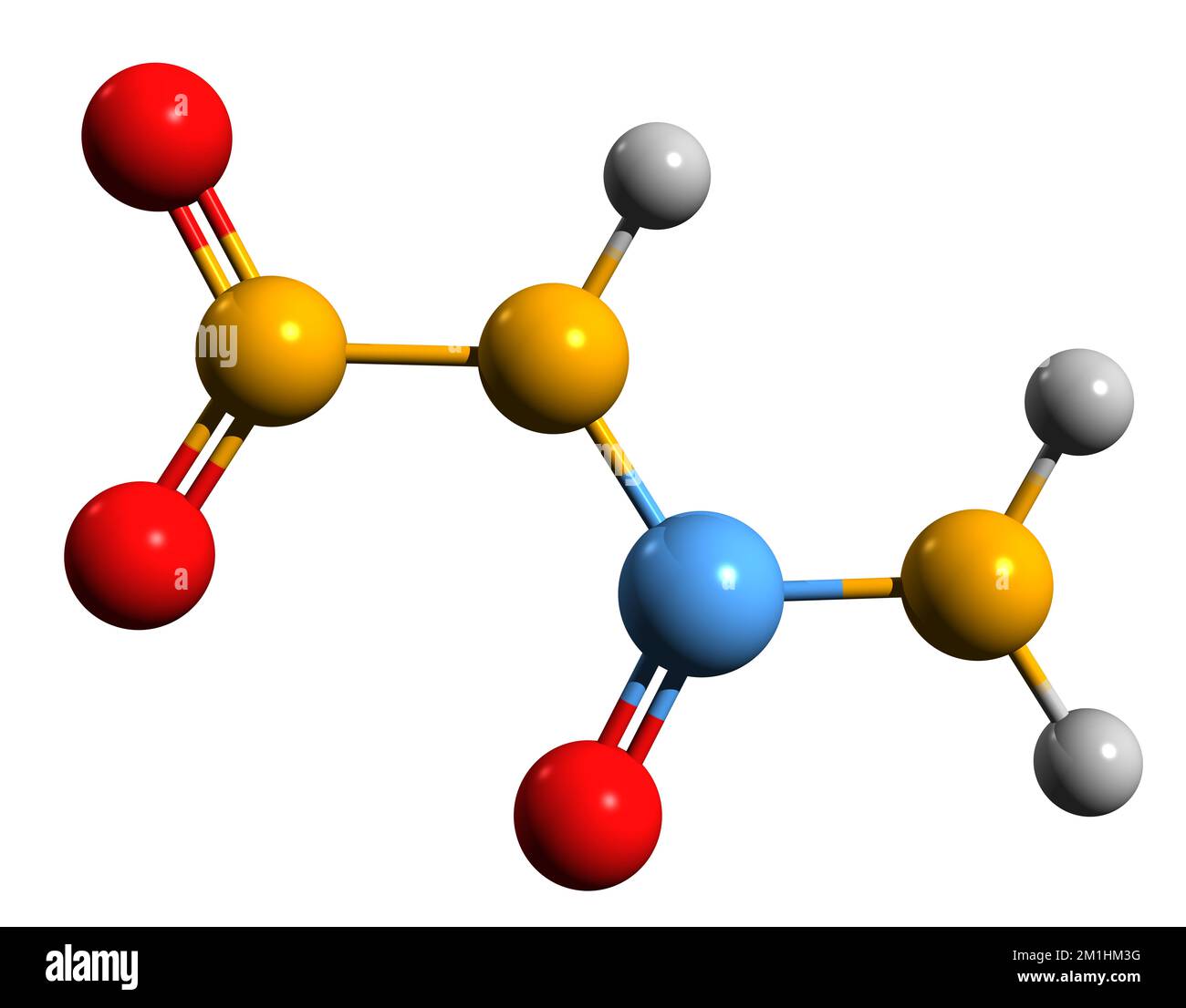 3D image of Nitrourea skeletal formula - molecular chemical structure ...
