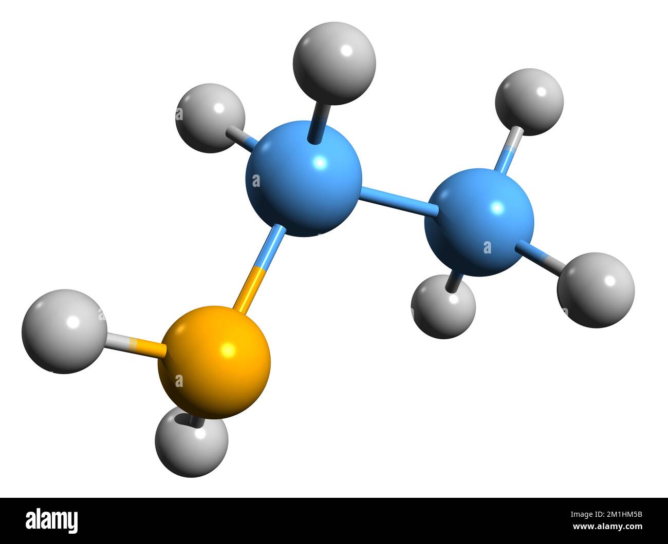 3D image of Nitroethane skeletal formula - molecular chemical structure ...