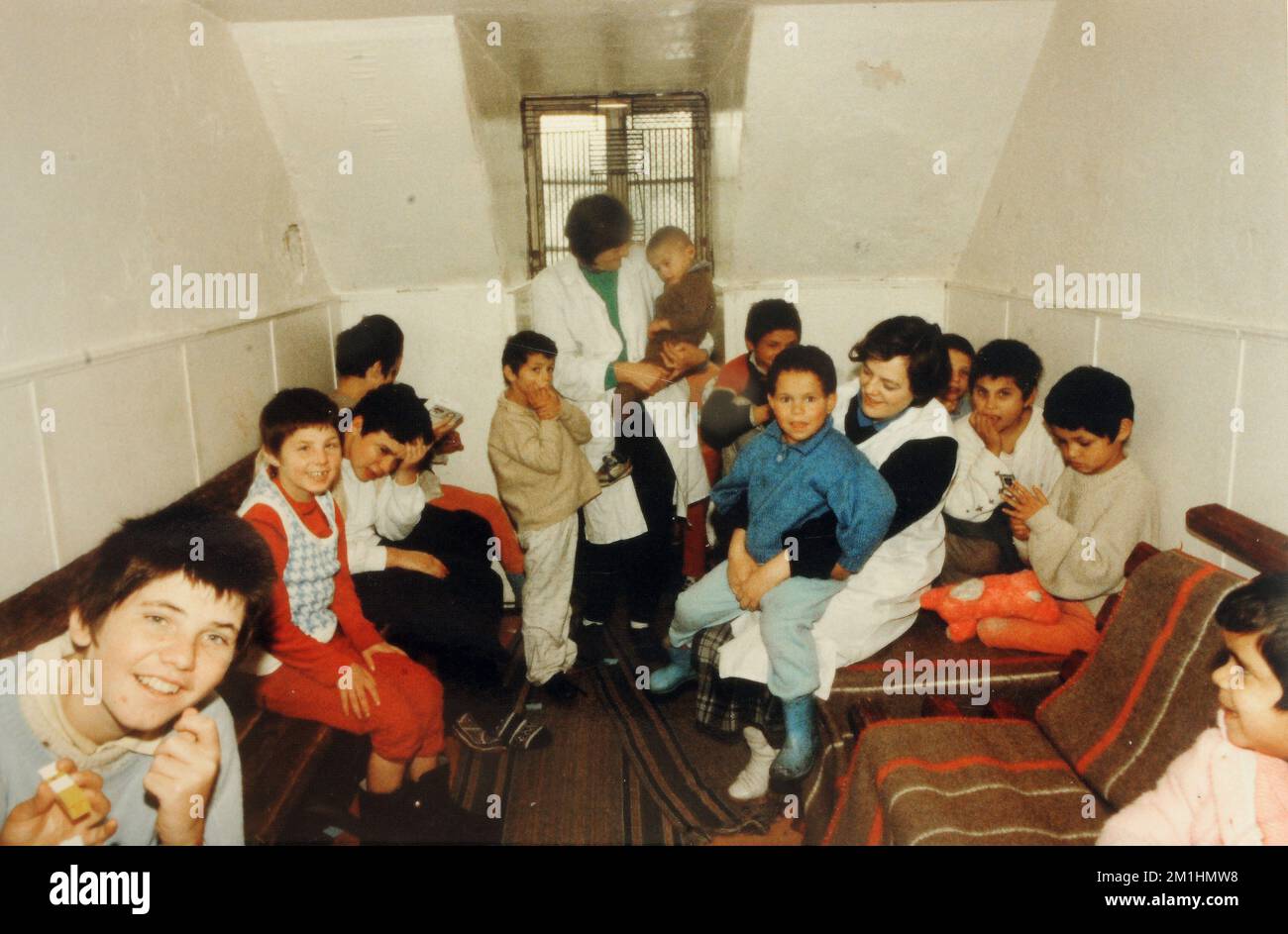 VOLUNTEERS INSIDE AN ORPHANAGE IN URLATI JUST ONE OF MANY OVERCROWDED ...