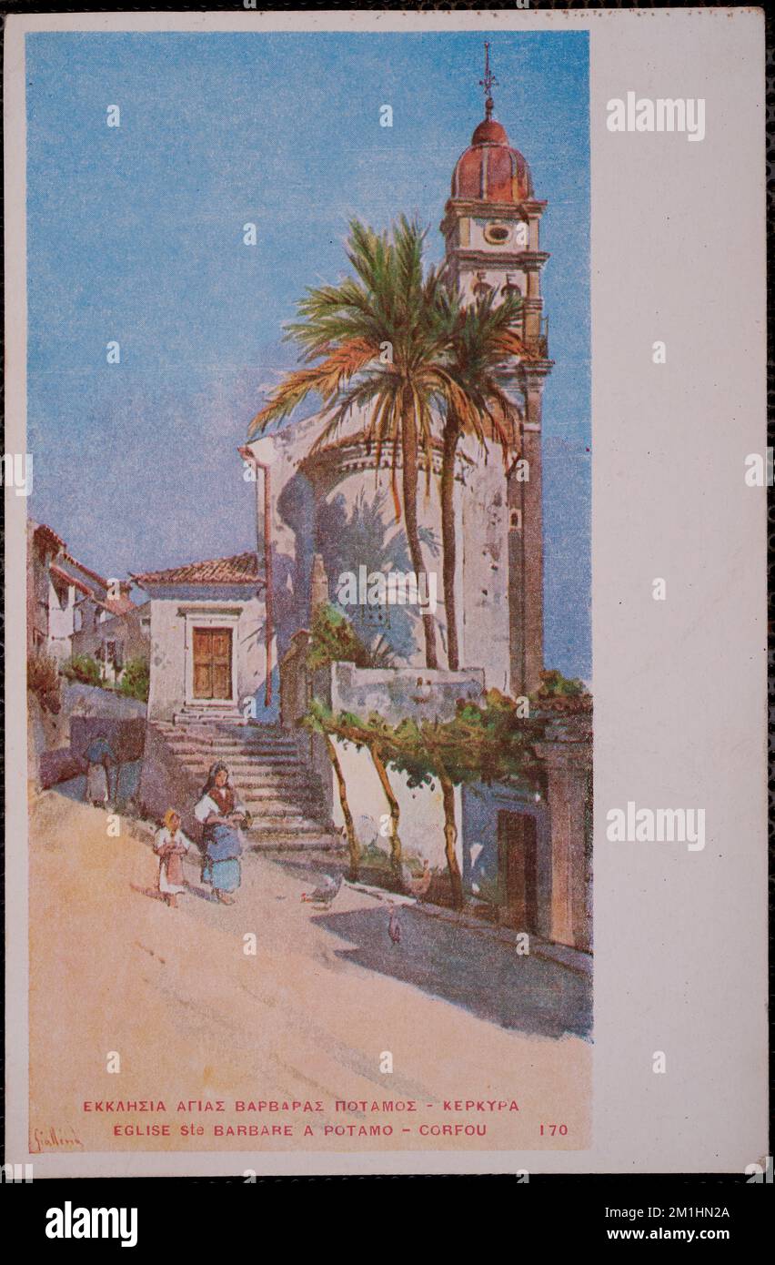 Εκκλησια Αγιας Βαρβαρας Ποταμος - Κερκυρα - Eglise Ste Barbare a Potamo ...